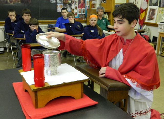 St. Edward School holds mock conclave - The Record Newspaper