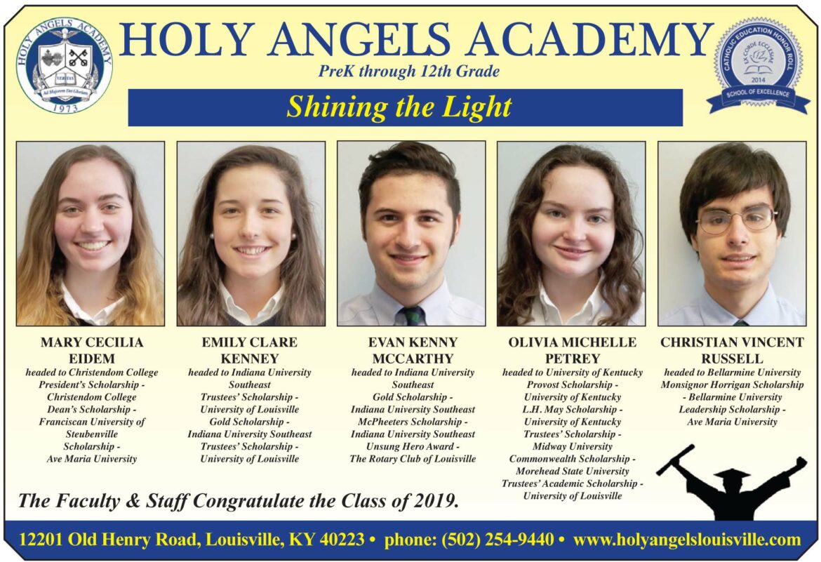 Holy Angels Academy Class of 2019 - The Record Newspaper