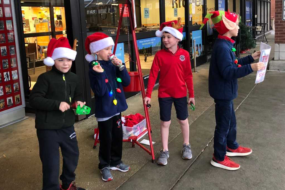 Holy Spirit students serve as Red Kettle bell ringers - The Record ...