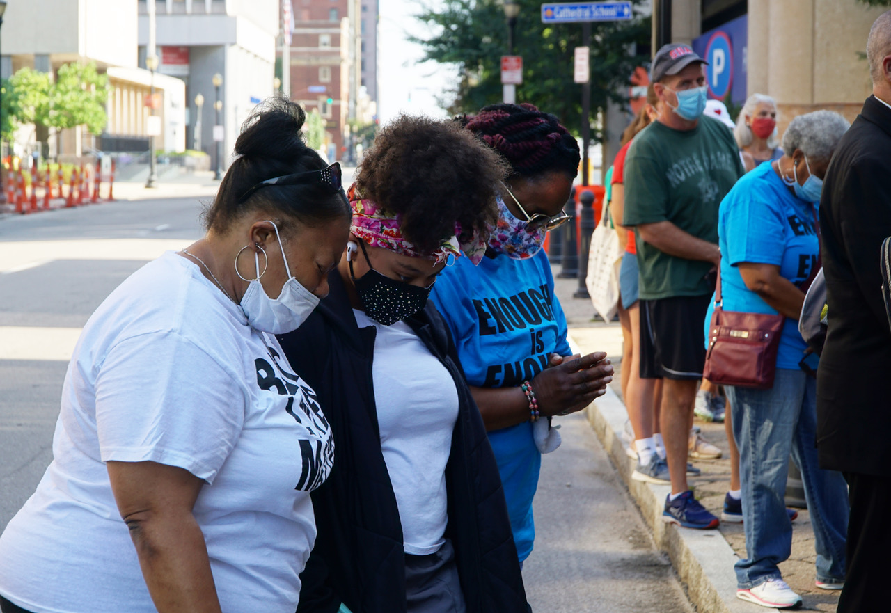 Black Catholics for Justice hold walk - The Record Newspaper
