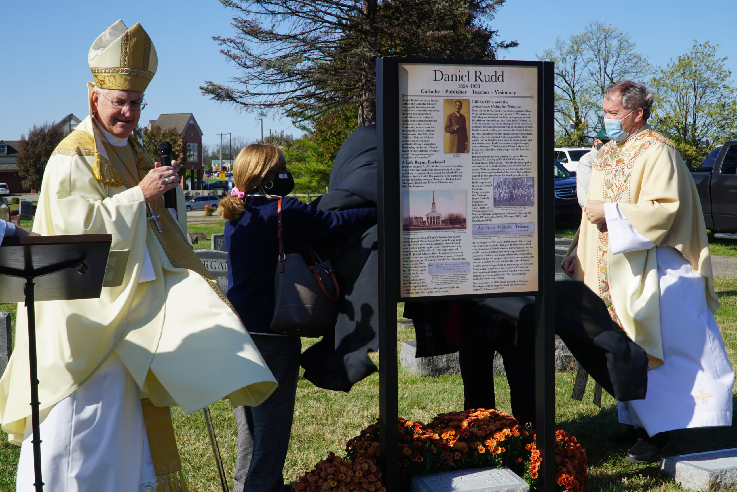 Archdiocese unveils Daniel Rudd memorial marker in Bardstown cemetery ...