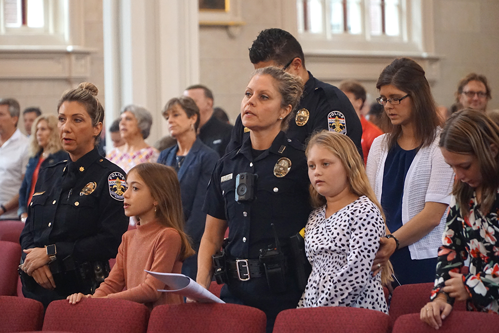 First responders bring the ‘healing and peace of Christ’ to community ...