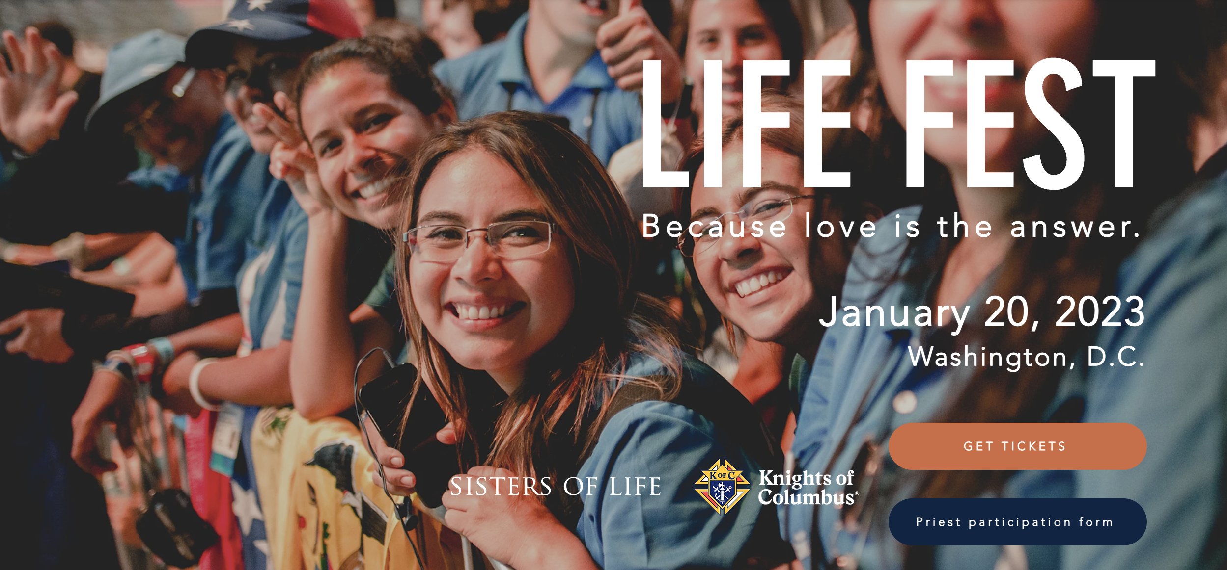 'Love is the answer': Life Fest rally opens new chapter of pro-life ...