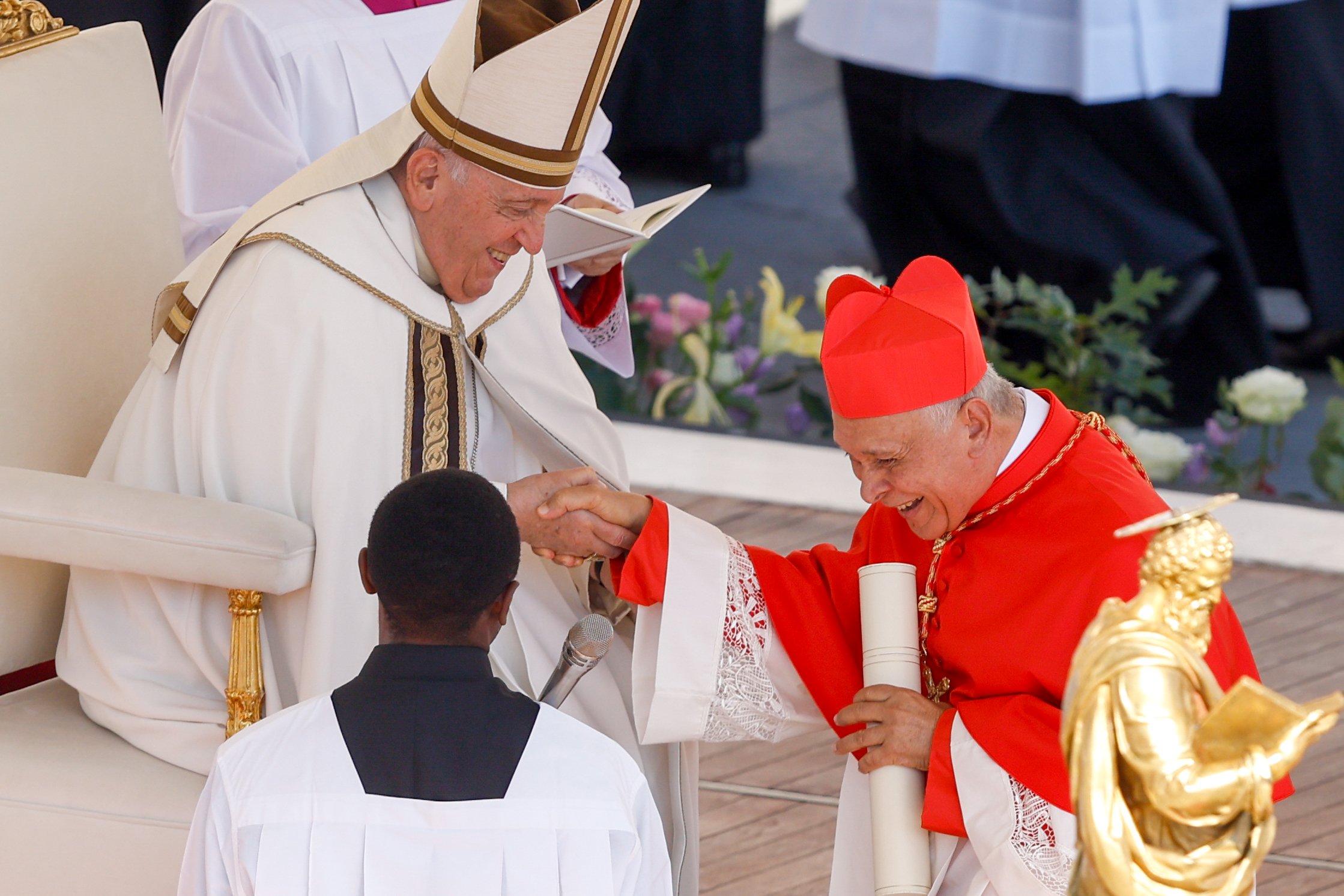 Creating cardinals from 16 nations, pope asks them to join church ...